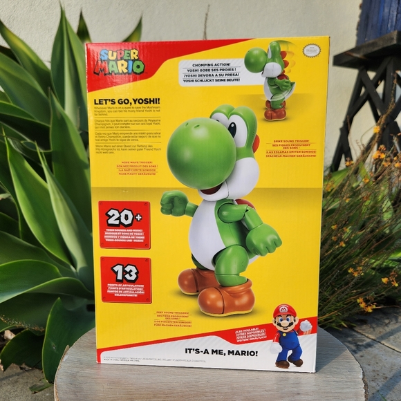 Nintendo | Toys | Nintendo Super Mario Lets Go Yoshi 2 Tall Interactive ...